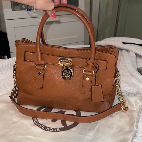 Michael Kors | Bags | Michael Kors Medium Hamilton Lockkey Purse | Poshmark